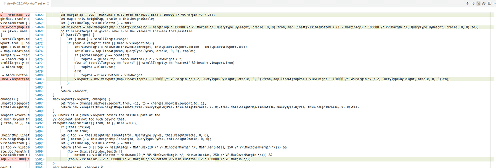 Force complete DOM render - discuss.CodeMirror