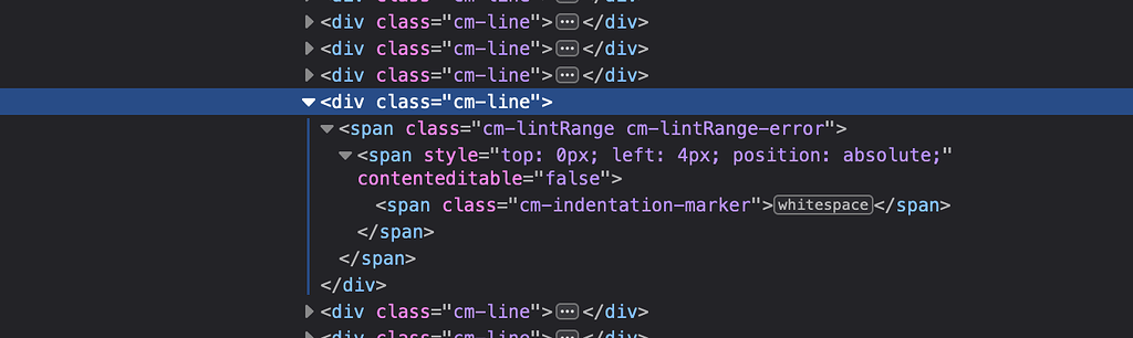 Conflicting widget and mark decorations on empty line in CM6 - v6 - discuss.CodeMirror