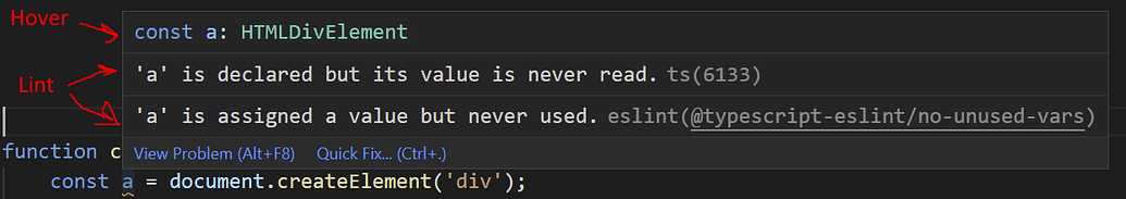 CM6: Merging lint and hover tooltips over the same range - v6 - discuss.CodeMirror