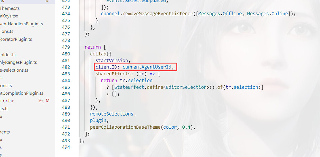 How to update the clientID of the collab plugin midway - v6 - discuss.CodeMirror