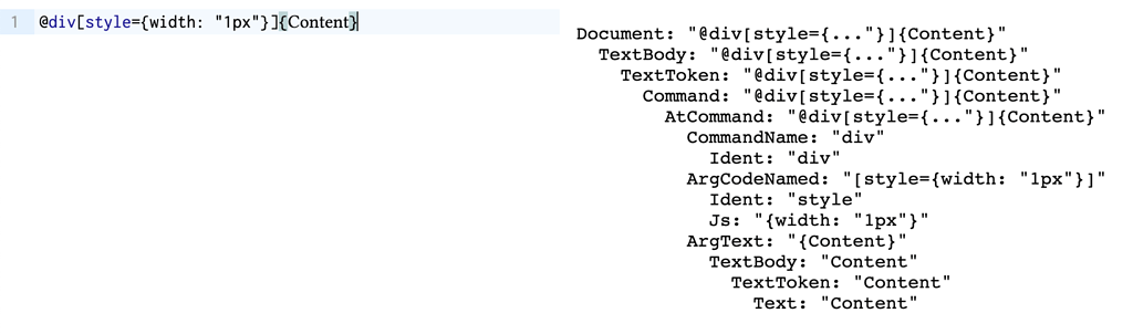 Delimiter disappears when parsing with nested grammars - Lezer - discuss.CodeMirror